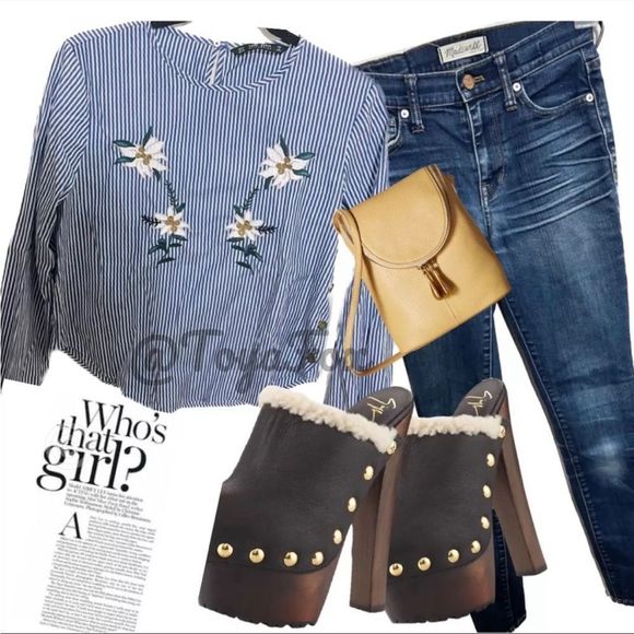 Zara | Tops | Zara Basic Blouse | Poshmark